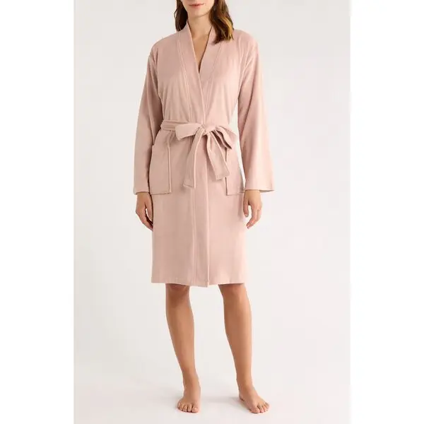 Barefoot Dreams Luxe Chic Robe - Pink Clay