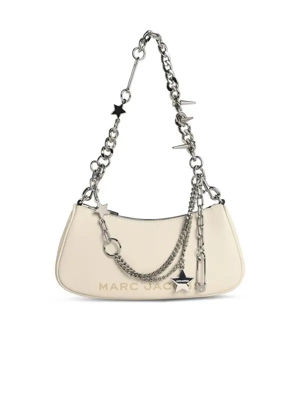 Marc Jacobs The Shoulder Cotton Leather Bag - White