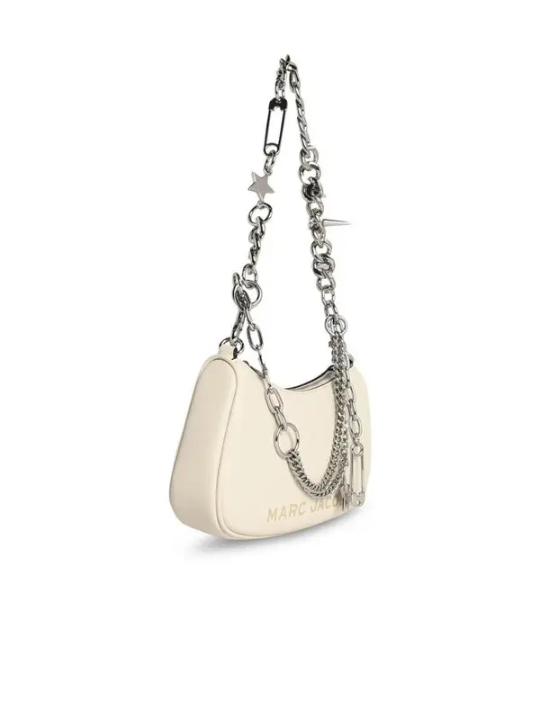 Marc Jacobs The Shoulder Cotton Leather Bag - White
