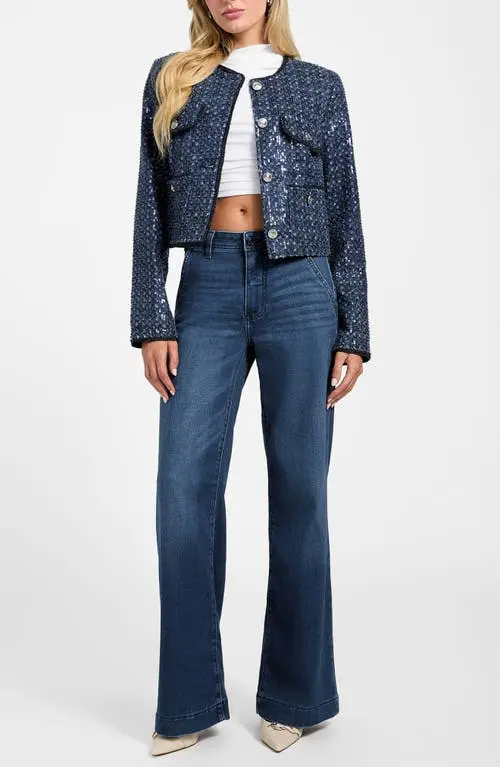 Guess Elisa Sequin Crop Jacket