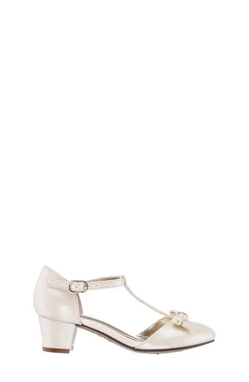 Nina Bow Detail T-strap Pumps