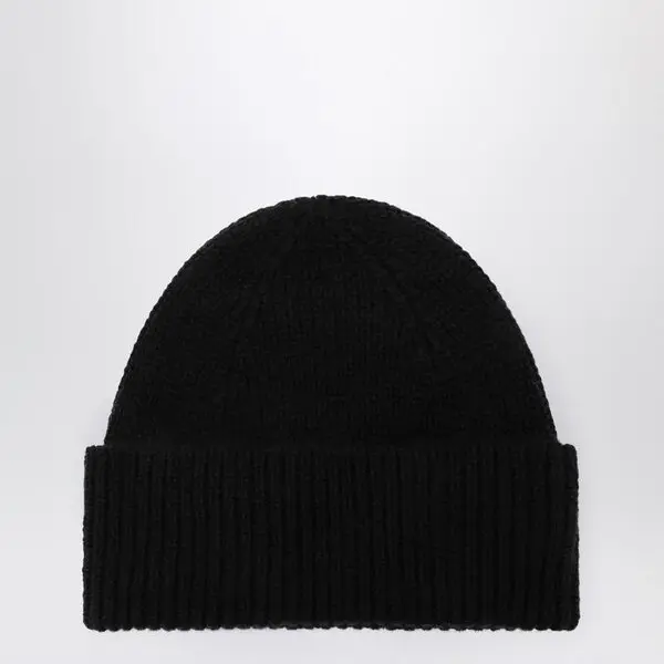 ROBERTO COLLINA Ribbed Cashmere And Alpaca Beanie - Black
