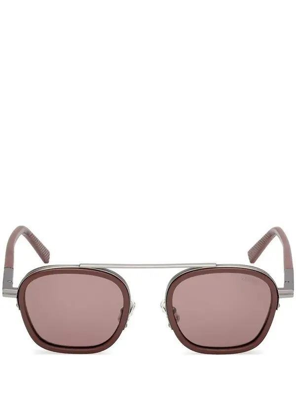 Zegna Sunglasses - Shiny Light Brown