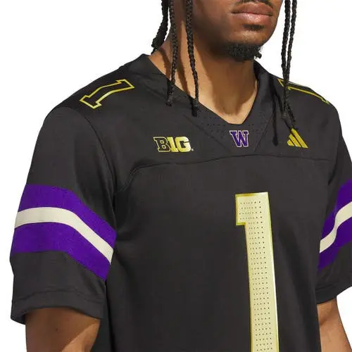 Adidas 1 Washington Huskies Premier Strategy Jersey
