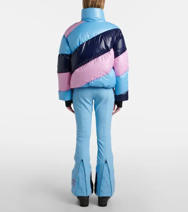 Perfect Moment Mojo Striped Down Ski Jacket