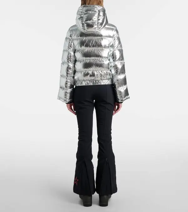 Perfect Moment Polar Flare Down Ski Jacket - Silver