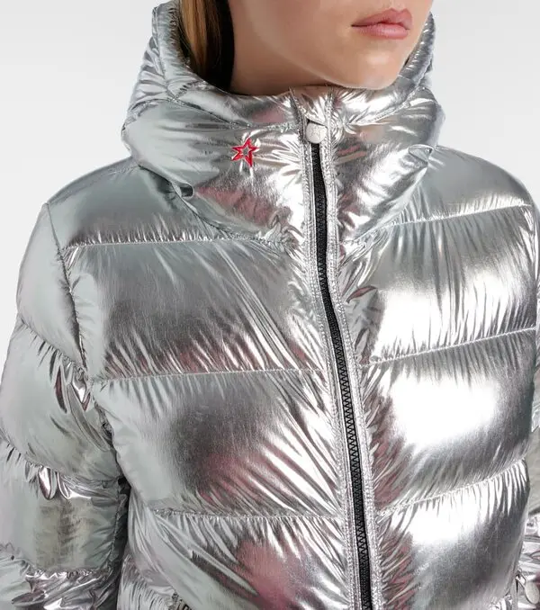 Perfect Moment Polar Flare Down Ski Jacket - Silver