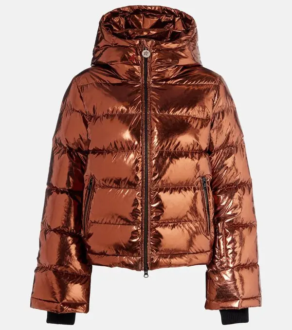 Perfect Moment Polar Flare Down Ski Jacket - Orange