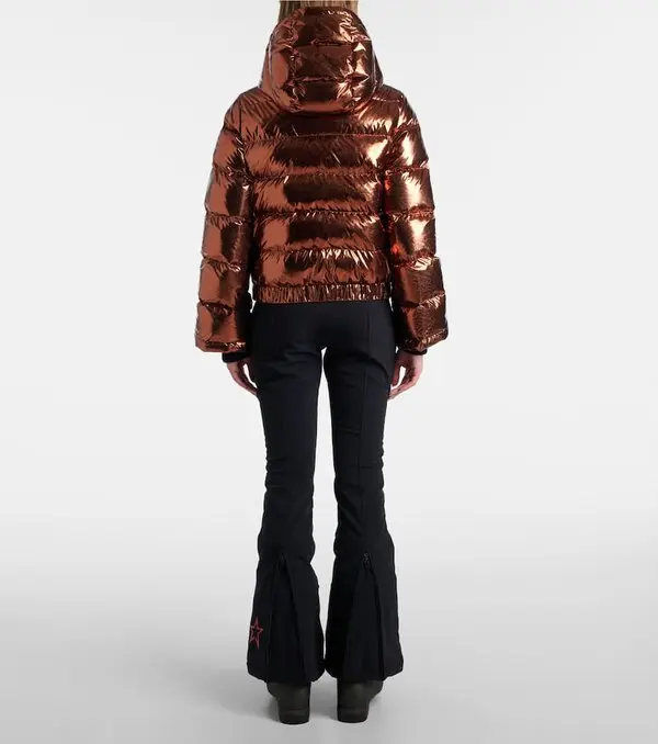 Perfect Moment Polar Flare Down Ski Jacket - Orange
