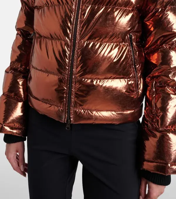 Perfect Moment Polar Flare Down Ski Jacket - Orange
