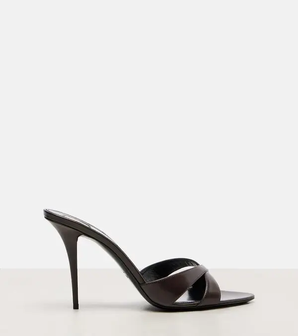 Saint Laurent Kirat 95 Leather Sandals