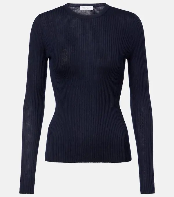 Gabriela Hearst Cashmere And Silk Sweater - Blue