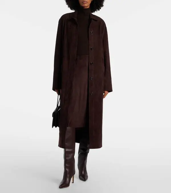 Stouls Suede Leather Coat