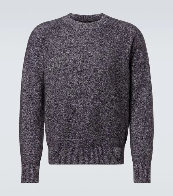 Zegna Cashmere Crewneck Sweater - Grey