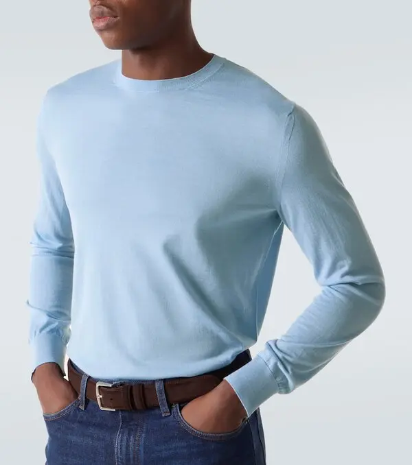 Zegna Wool Sweater - Blue