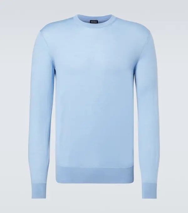 Zegna Wool Sweater - Blue
