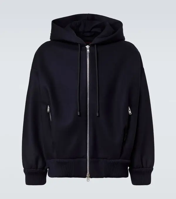 Simone Rocha Embellished Wool-blend Hoodie