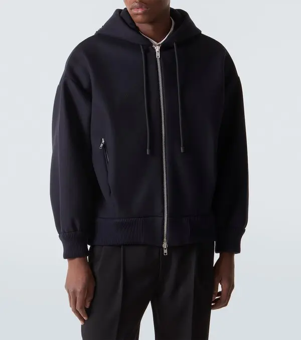 Simone Rocha Embellished Wool-blend Hoodie