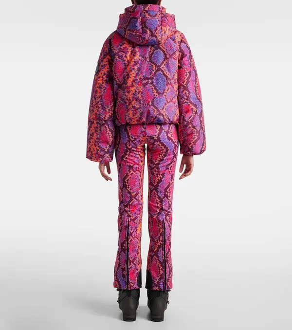 Goldbergh Lucinda Animal-print Down Ski Jacket - Multicoloured