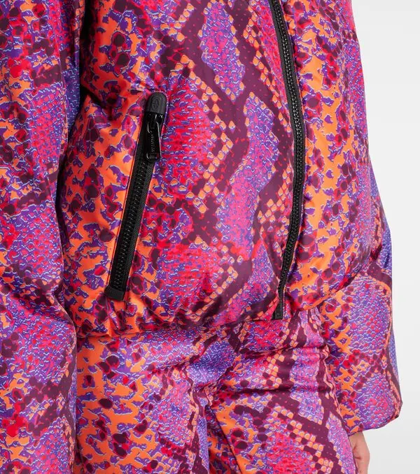 Goldbergh Lucinda Animal-print Down Ski Jacket - Multicoloured