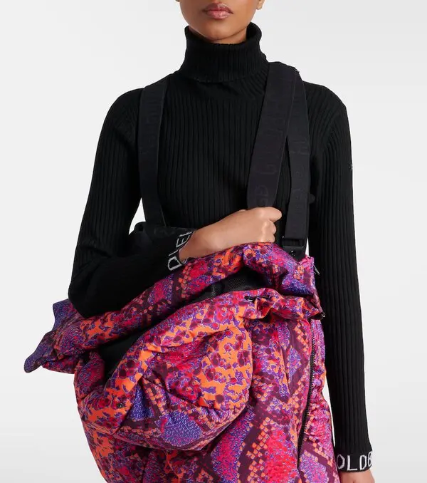 Goldbergh Lucinda Animal-print Down Ski Jacket - Multicoloured