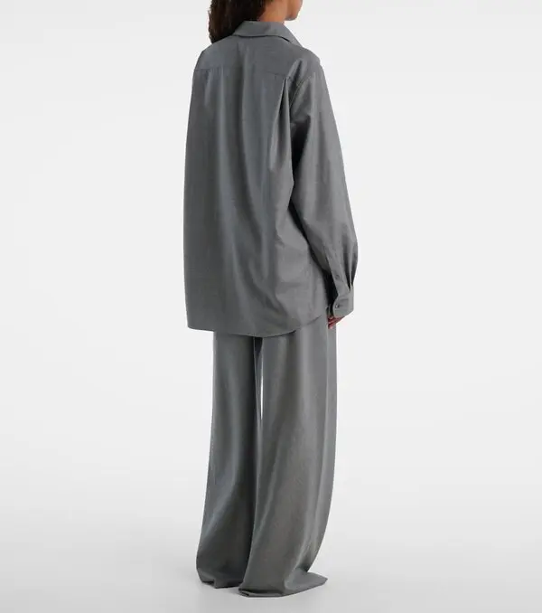 THE ROW Pino Virgin Wool Shirt