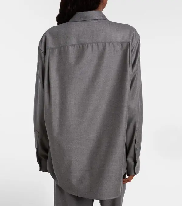 THE ROW Pino Virgin Wool Shirt