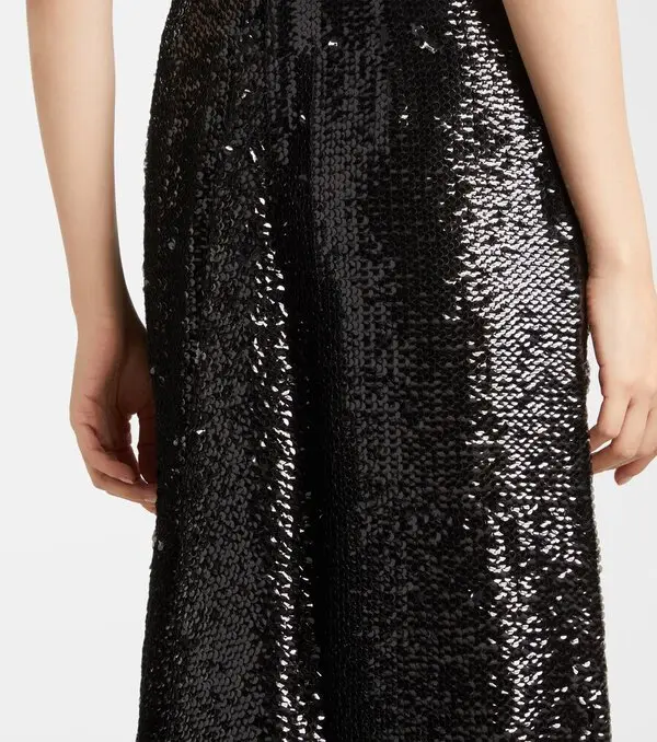 EMILIA WICKSTEAD Sequined Midi Dress
