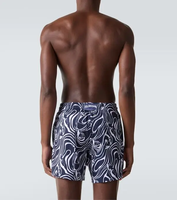 Vilebrequin Printed Swim Trunks - Blue