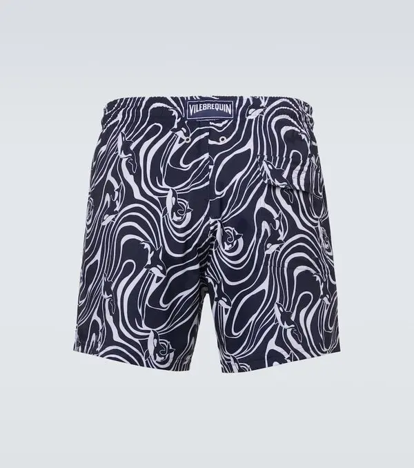 Vilebrequin Printed Swim Trunks - Blue