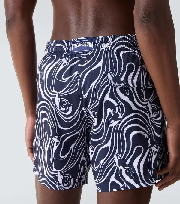 Vilebrequin Printed Swim Trunks - Blue