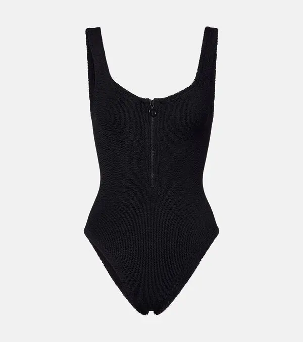 Hunza G Dallas One-piece Swimsuit - Black