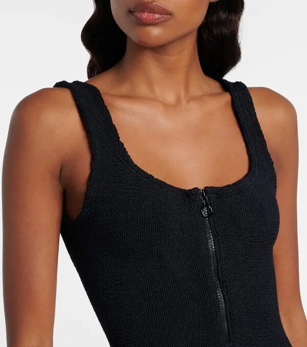 Hunza G Dallas One-piece Swimsuit - Black