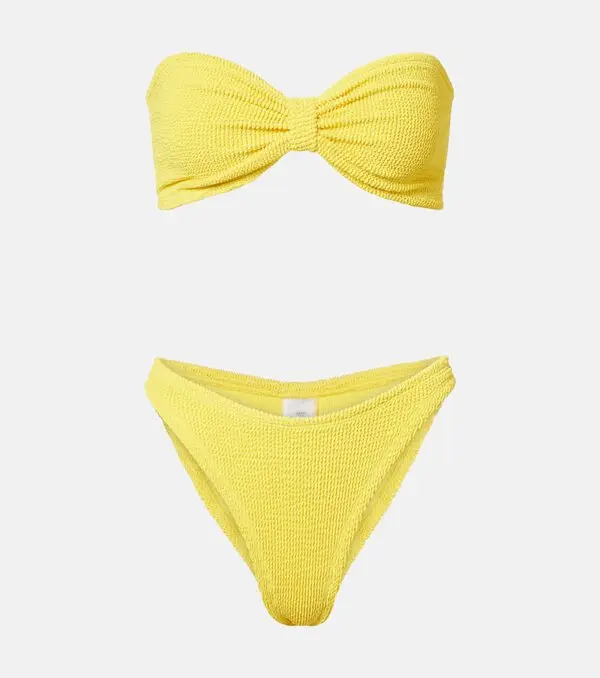 Hunza G Jean Bandeau Bikini - Yellow