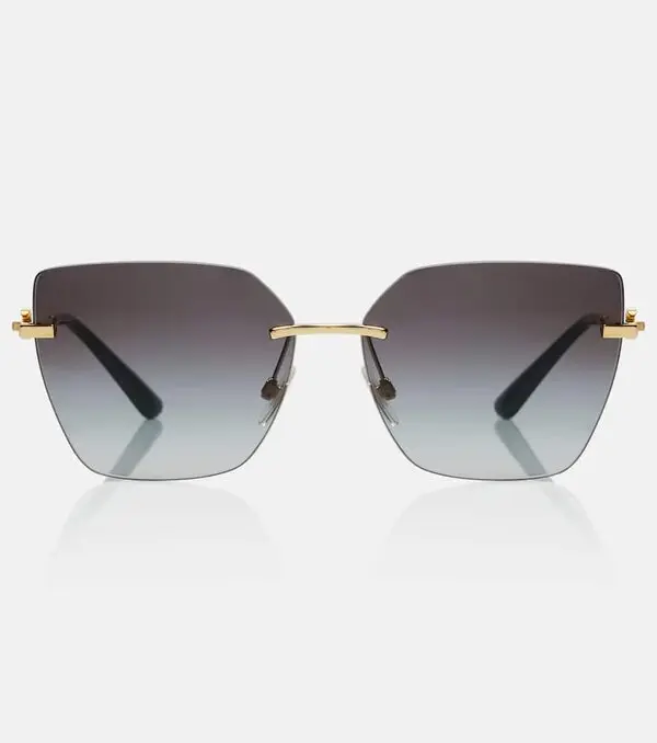 Dolce & Gabbana Dg Flip Cat-eye Sunglasses - Gold