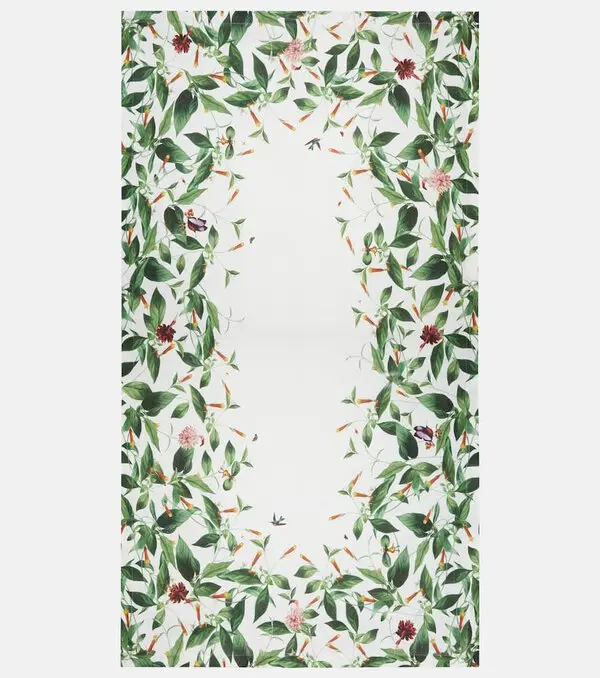 La DoubleJ Bosco Blooms Large Canvas Tablecloth