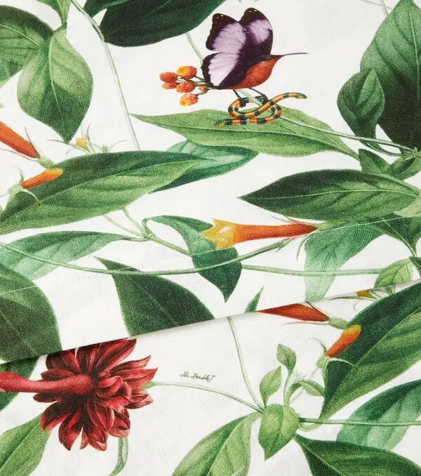 La DoubleJ Bosco Blooms Large Canvas Tablecloth