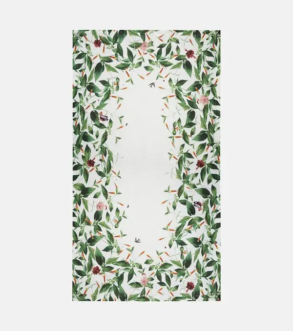 La DoubleJ Bosco Blooms Large Canvas Tablecloth