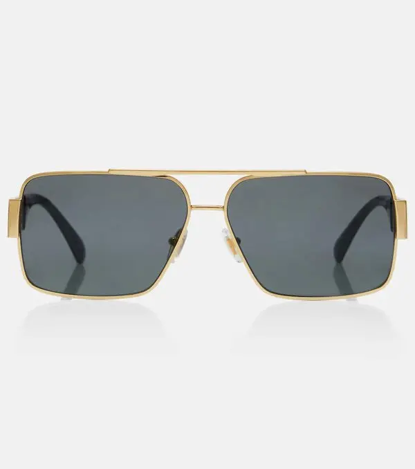 Versace Greca Square Sunglasses - Gold