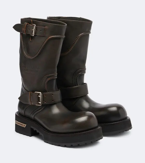 Balenciaga Venom Boots - Brown