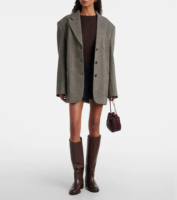 AQUAZZURA Sellier Leather Knee-high Boots