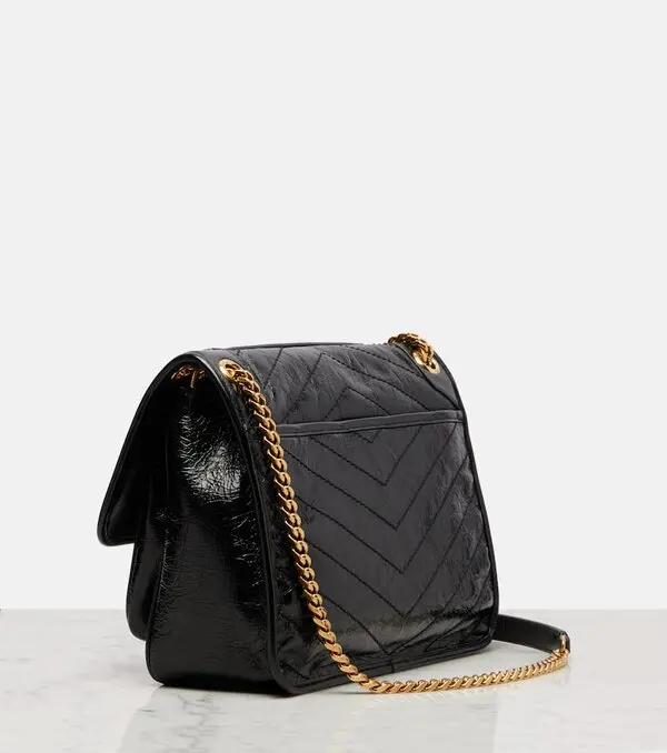 Saint Laurent Niki Medium Leather Shoulder Bag