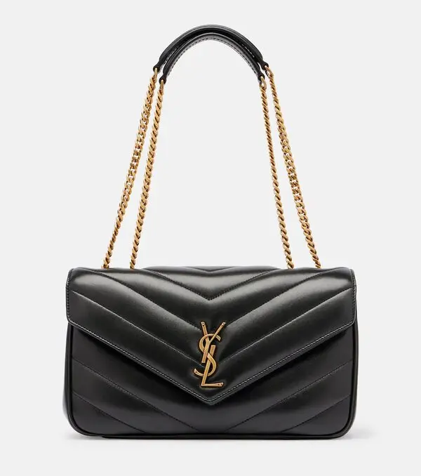 Saint Laurent Loulou Medium Shoulder Bag - Black