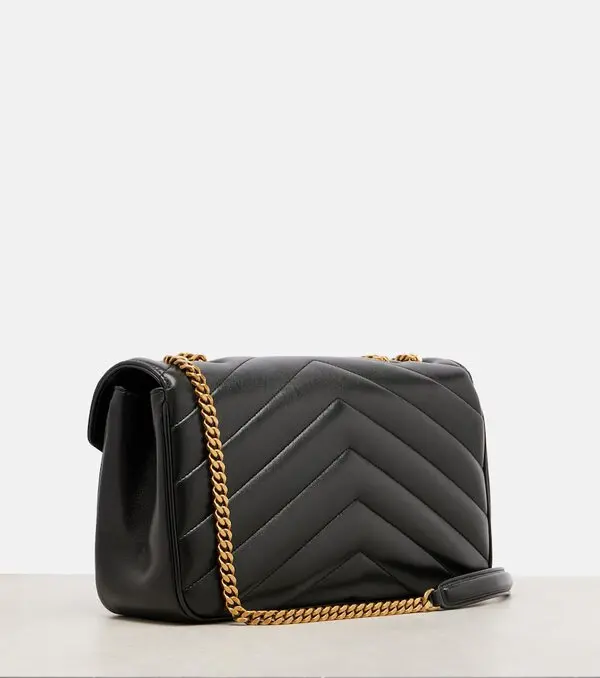 Saint Laurent Loulou Medium Shoulder Bag - Black