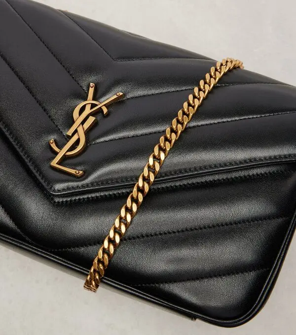Saint Laurent Loulou Medium Shoulder Bag - Black