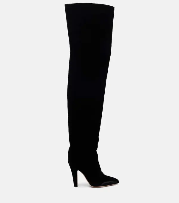 Paris Texas Elsa 100 Velvet Over-the-knee Boots