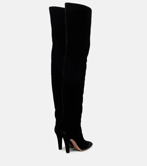 Paris Texas Velvet Elsa Over-the-knee Boots