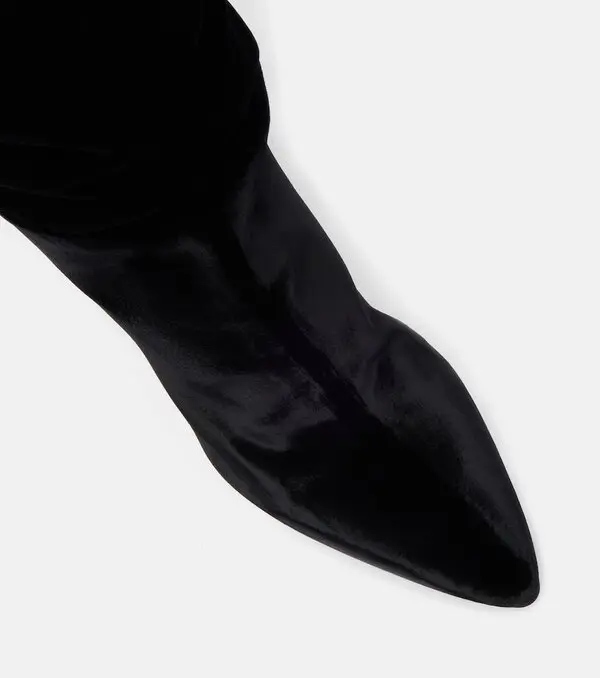 Paris Texas Velvet Elsa Over-the-knee Boots