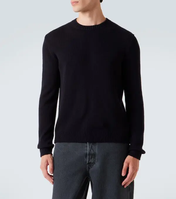 Prada Ribbed-knit Cashmere Sweater