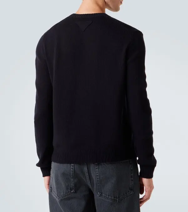 Prada Ribbed-knit Cashmere Sweater